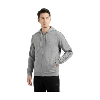 Emporio Armani Homme, Sweatshirts et sweats &agrave; capuche, Gris, Taille: XL Zip-throughs