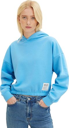 Tom Tailor Damen Cropped Hoodie Sweatshirt