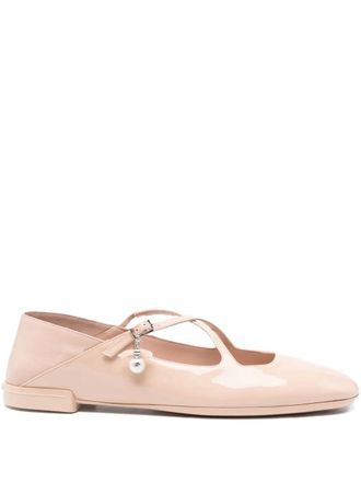 Jimmy Choo London ballerines Eleri - Tons neutres