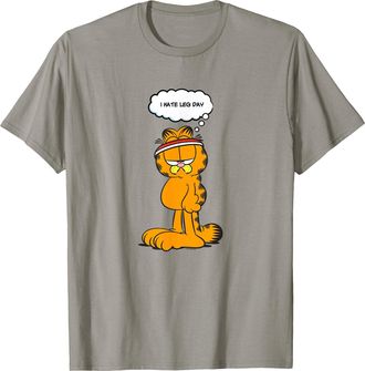 Garfield I Hate Legs Day Work Out Garfield T-Shirt