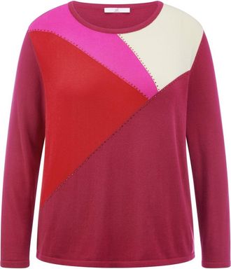 Emilia Lay Rundhals-Pullover Emilia Lay rot