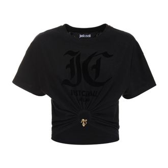 Just Cavalli T-Shirt - - Tops - Damen - Schwarzk - XL