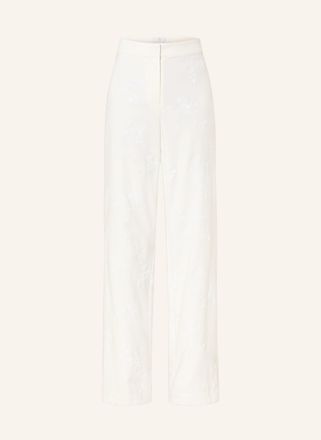 Riani Riani Marlenehose Mit Pailletten weiss
