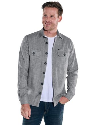 Engbers Herren Herren Overshirt Gemustert, Silbergrau, 39592, Silbergrau in Gr&ouml;&szlig;e 5XL