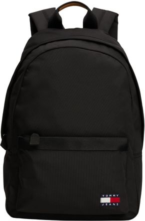 Tommy Jeans Herren Rucksack Essential Daily Dome Backpack Schlicht, Schwarz (Black), Einheitsgr&ouml;&szlig;e