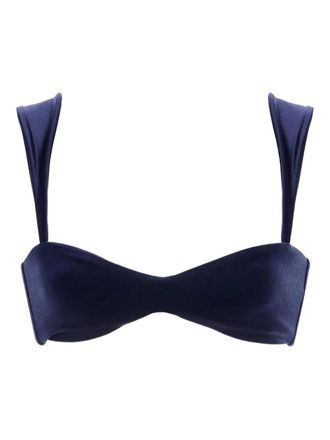 Agua Bendita haut de bikini Fiore - Bleu