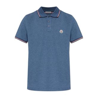 Moncler Polo Shirts - - Tops - Herren - Blau - L