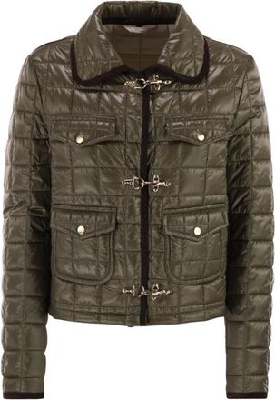 Fay Femme, Vestes, Vert, Taille: 40 FR Veste 3 Ganci