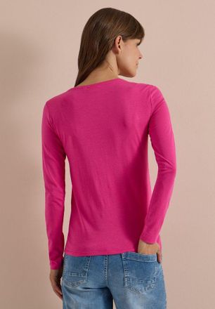 Cecil Langarmshirt aus reiner Baumwolle