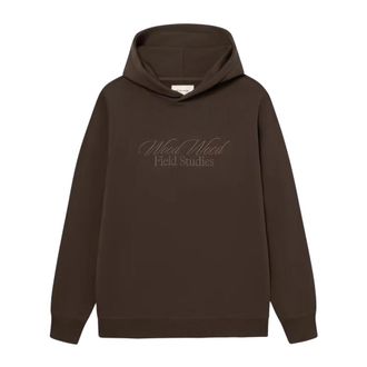 Wood Wood William Hoodie - - Sweatshirts & Hoodies - Herren - Braun - M