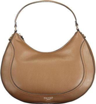 Twinset Umh&auml;ngetasche mit Ketten-Detail - - Bags - Damen - Braun - ONE SIZE