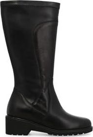 Melluso Bottes femme en cuir noir extensible r35606z, Noir, 36.5 EU