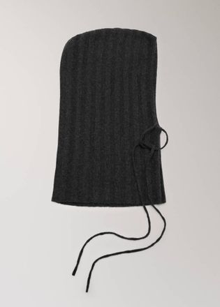 Mango Chapeau cachemire naud gris anthracite - Femme - Taille unique - MANGO