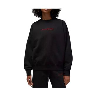 Nike Jordan Femme, Sport, Noir, Taille: 40 FR Wordmark Fleece Crew