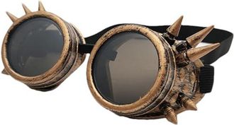 Generic Lunettes vintage - Accessoires de maquillage | Lunettes de soleil gothiques steampunk | Lunettes de soleil rondes r&eacute;tro | Steampunk | Lunettes de sole