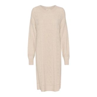 Cream Strickkleid mit Puff&auml;rmeln - - Dresses - Damen - Rosa - XL