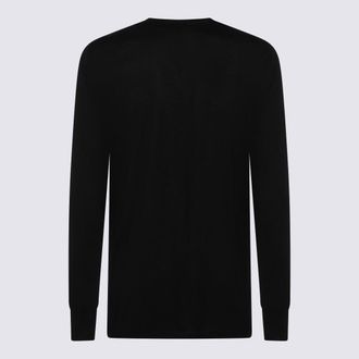 Rick Owens Mens T-Shirts And Polos Black _100 % Co