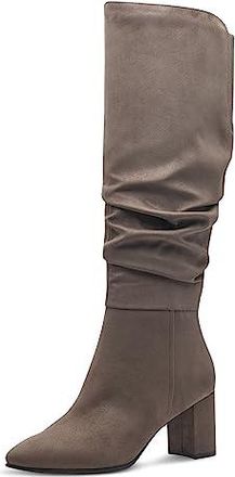 Marco Tozzi Femme 2-25519-41 Bottines Longues, Poivre (Pepper), 36 EU