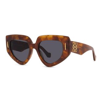 Loewe Anagram Geometrische Sonnenbrille - - Accessories - Damen - Braun - ONE SIZE