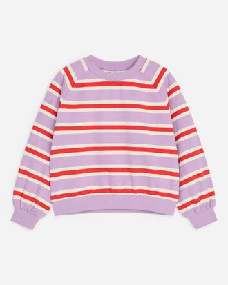 Arket Legeres Sweatshirt -Lila