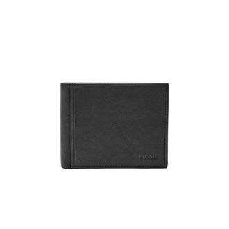 Fossil Brieftasche f&uuml;r Herren Ingram, Leder Bifold schwarz 11,43 cm L x 1,9 cm B x 8,89 cm H ML3784001