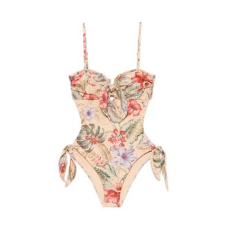 Zimmermann Femme, Maillots de bain, Multicolore, Taille: 44 FR Maillot de bain une pi&egrave;ce Coco Scarf Tie