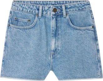 American Vintage Femme, Shorts, Bleu, Taille: 40 FR Joy09A Denim Shorts