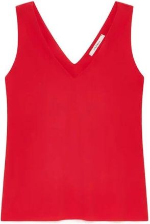 Maliparmi Maliparmi, Femme, Tops, Rouge, Taille: 40 FR Soft Jersey Top