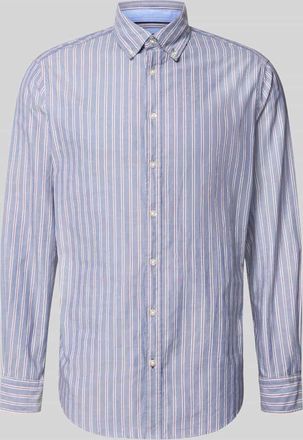 Christian Berg Regular Fit Freizeithemd mit Button-Down-Kragen