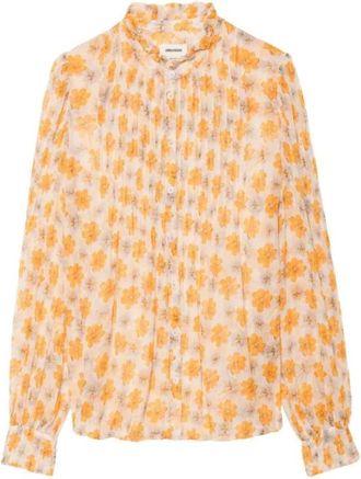 Zadig&Voltaire Femme, Blouses et Chemises, Beige, Taille: 36 FR Timz Tunic