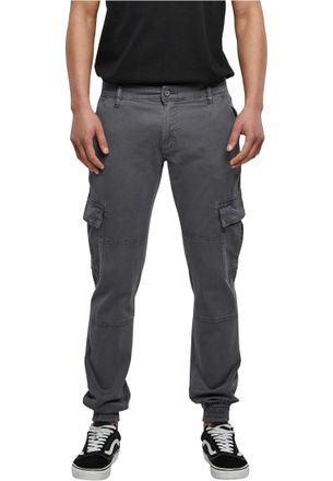Urban Classics Mens Washed Cargo Twill Jogging Pants Hose, darkshadow, 32