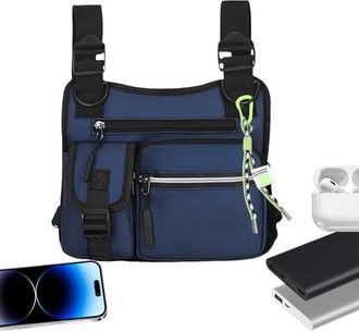 Generico Chest Pack - Sac &agrave; dos l&eacute;ger pour randonn&eacute;e et escalade - Gilet avec coupe 3D et r&eacute;sistant &agrave; lusure pour randonn&eacute;e, gym, sport, moto, activit&eacute;s sporti