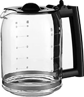 Russell Hobbs Ersatzglaskanne [für Kaffeemaschine Elegance 23370-56] Kaffeekanne Glas für Filterkaffeemaschine 700132