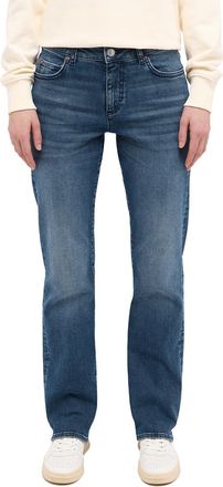 Mustang Jeans Damen Style Crosby Relaxed Straight Jeans, Mittelblau 782, 42W / 30L EU