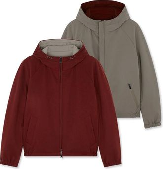 Paul & Shark Homme, Pulls, Rouge, Taille: XL Veste réversible en cachemire et Typhoon