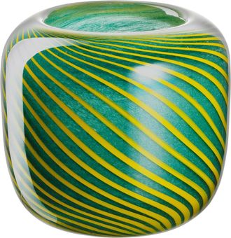 Leonardo Filo Colori Vase, 1 Stück, handgemachtes Kunstwerk, formschönes Unikat, leidenschaftliches Windlicht, modernes Dekoobjekt als Highlight, Höhe 11,2 cm,