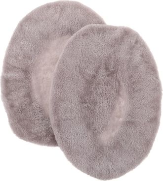 DOITOOL 2st&uuml;cke Wc-deckelbezug aus Mikrofaser rutschfest und Staubdicht Passend f&uuml;r Ovale Runde und L&auml;ngliche Wc-Deckel Maschinenwaschbar f&uuml;r Einfachen Hygien