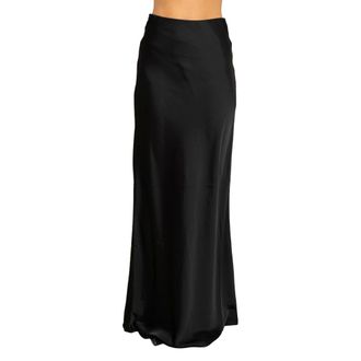 Ralph Lauren Jupe longue trap&egrave;ze - Femme - Jupes - Noir - Taille: 38 FR