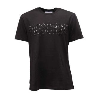 Moschino Gestreifter Baumwollstrick in Blau - - Tops - Herren - Schwarzk - M