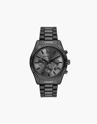 Michael Kors Montre en acier inoxydable avec mouvement chronographe - Noir