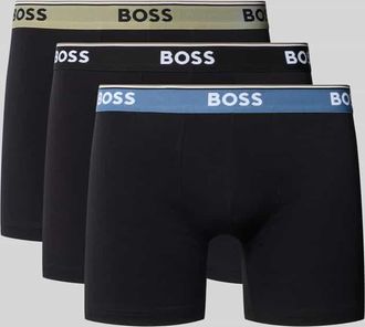 HUGO BOSS Trunks aus Baumwoll-Mix im 3er-Pack