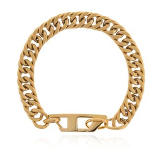 Diesel unisex, Accessoires, Jaune, Taille: ONE Size D Logo Bracelet