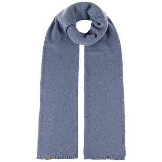 Lierys Echarpe Tricot Merino Cachemire Femme/Homme - Made in Germany echarpe en pour lhiver foulard femme Hiver automne-hiver - taille unique bleu