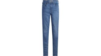 Levi's Damen Mile High Super Skinny Jeans, Dunkles Indigo Getragen in, 24W / 32L
