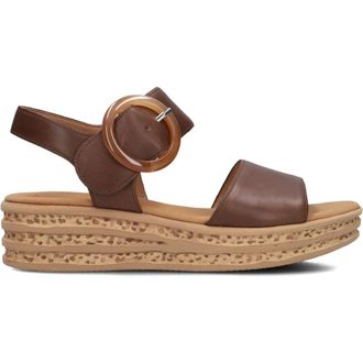 Gabor Braune Keilsandalen f&uuml;r Frauen - - Shoes - Damen - Braun - 42 EU