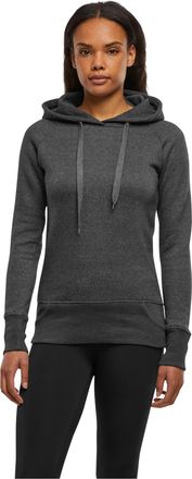 Build Your Brand Ladies Cuff Pockets Hoody, Gr&ouml;&szlig;e:M, Farbe:Charcoal (Heather)