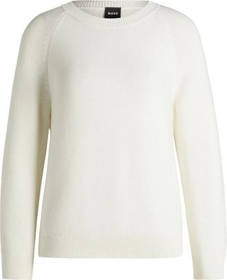 HUGO BOSS Damen, Strickwaren, Wei&szlig;, MGr&ouml;&szlig;e