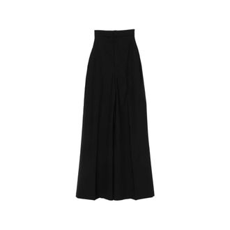 Rick Owens Femme, Pantalons, Noir, Taille: 38 FR Pantalon large