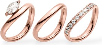 Purelei Lumi Trio Ring Set