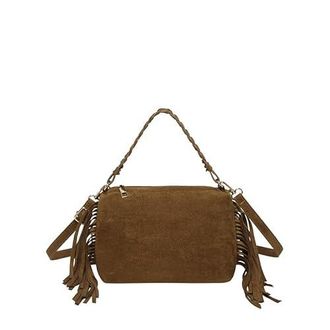 Generic Sac à bandoulière vintage en cuir synthétique pour femme, pour le travail, le shopping, les voyages, marron, 200.00 x 160.00 x 90.00 mm